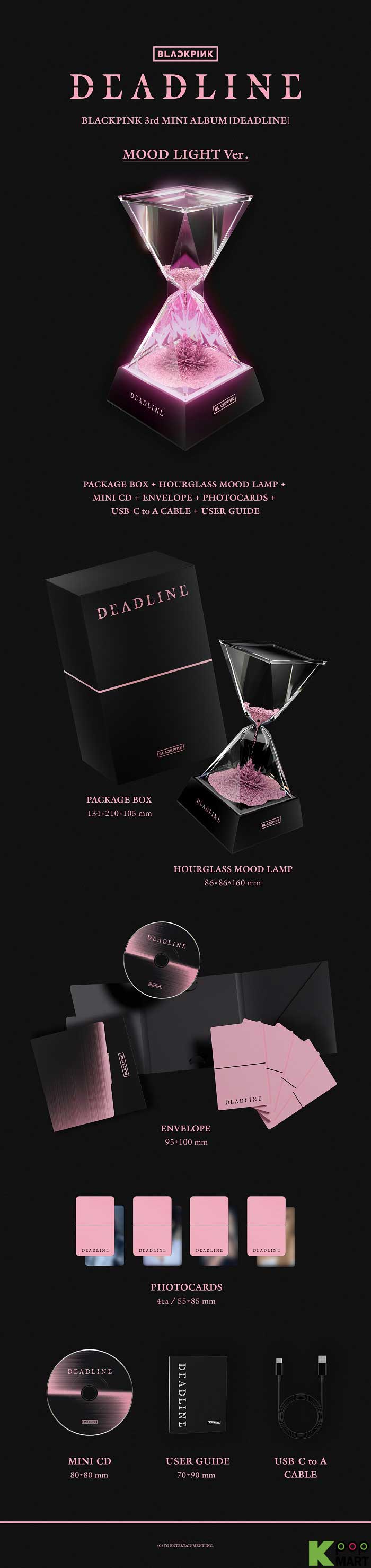 BLACKPINK – 3rd MINI ALBUM [DEADLINE] (MOOD LIGHT Ver.)