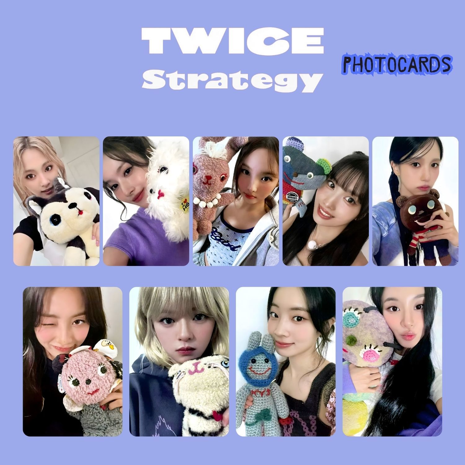 TWICE '' Strategy '' Digipack Photocards Set