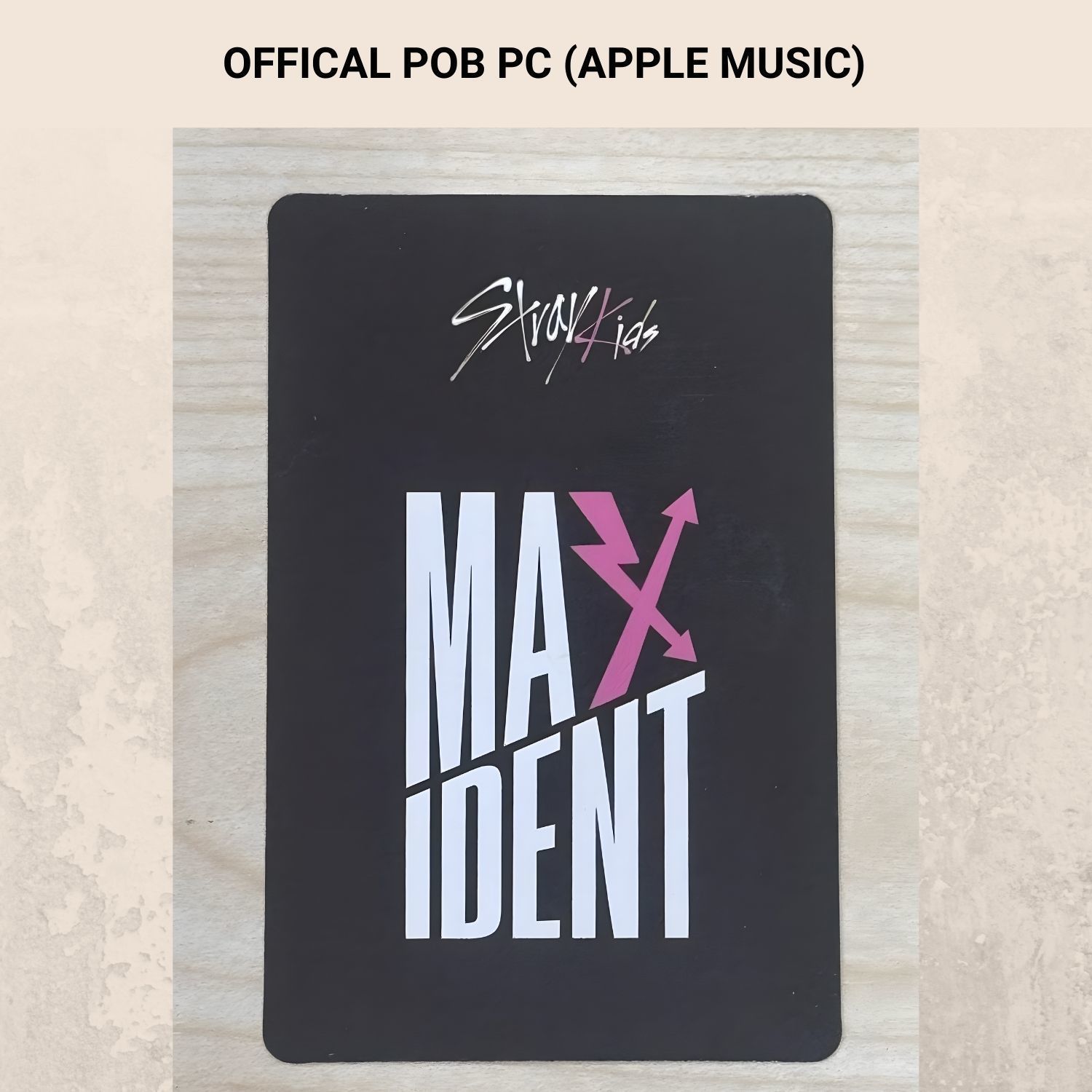 Stray Kids IN '' Maxident '' Apple Music POB PC