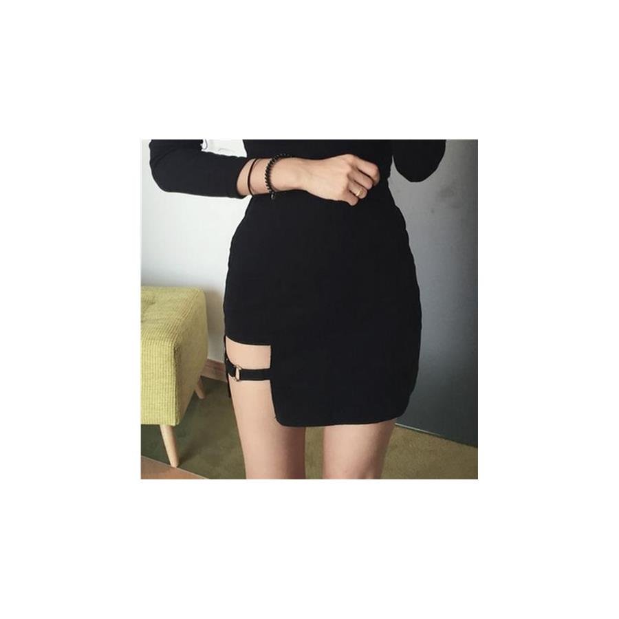 Korean Style Siyah Micro Mini Etek 36 Beden