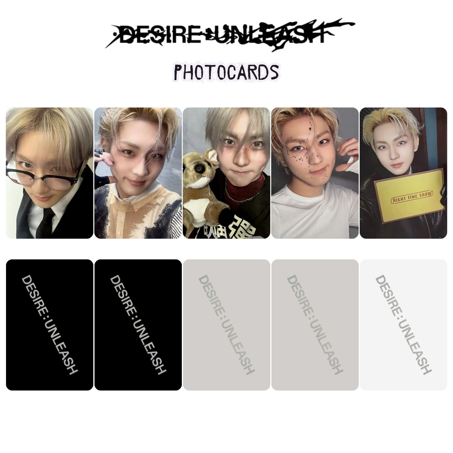 ENHYPEN Jungwoon '' DESIRE : UNLEASH '' Photocards