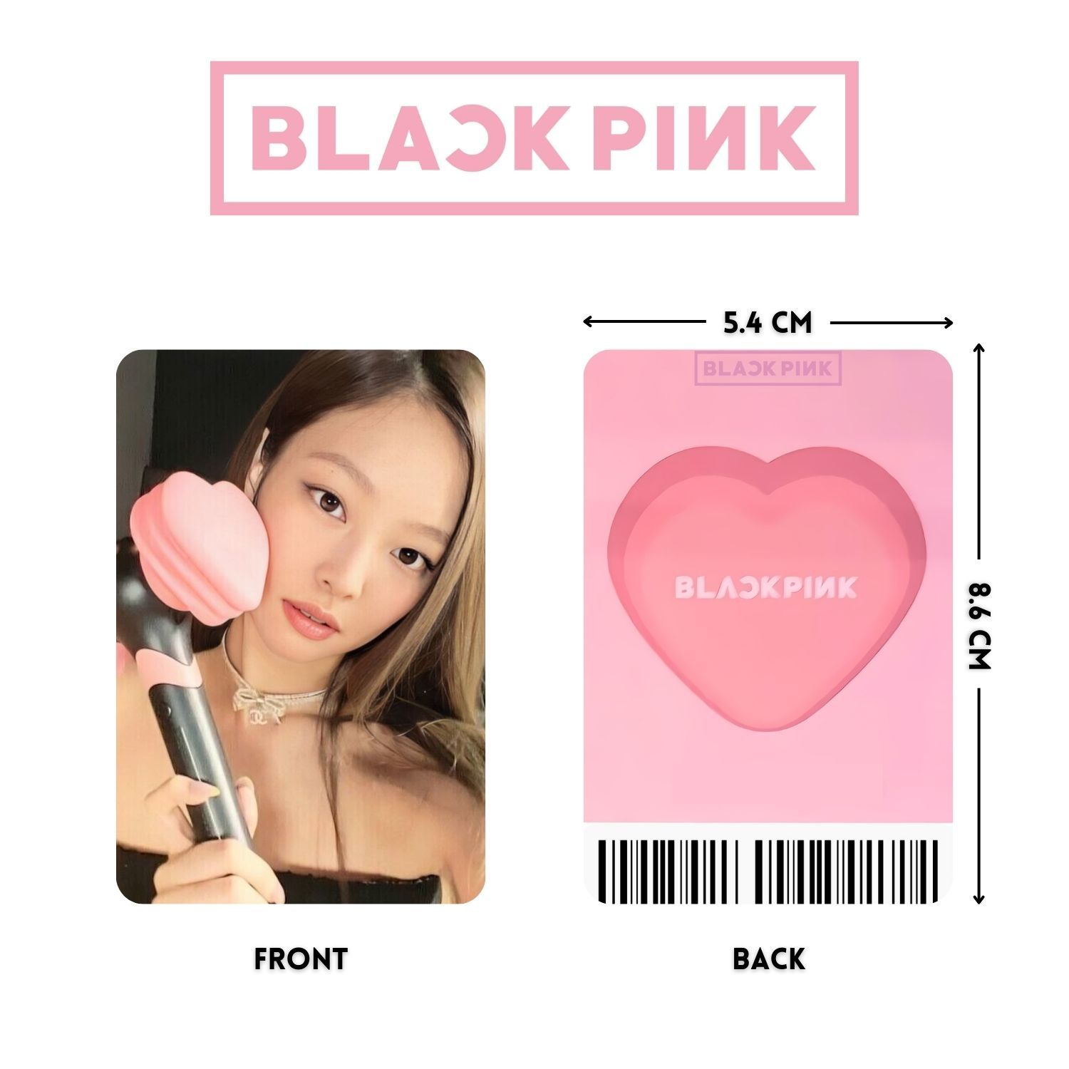 BLACKPINK '' Lightstick Ver. 2 '' Selfie Photocards Set