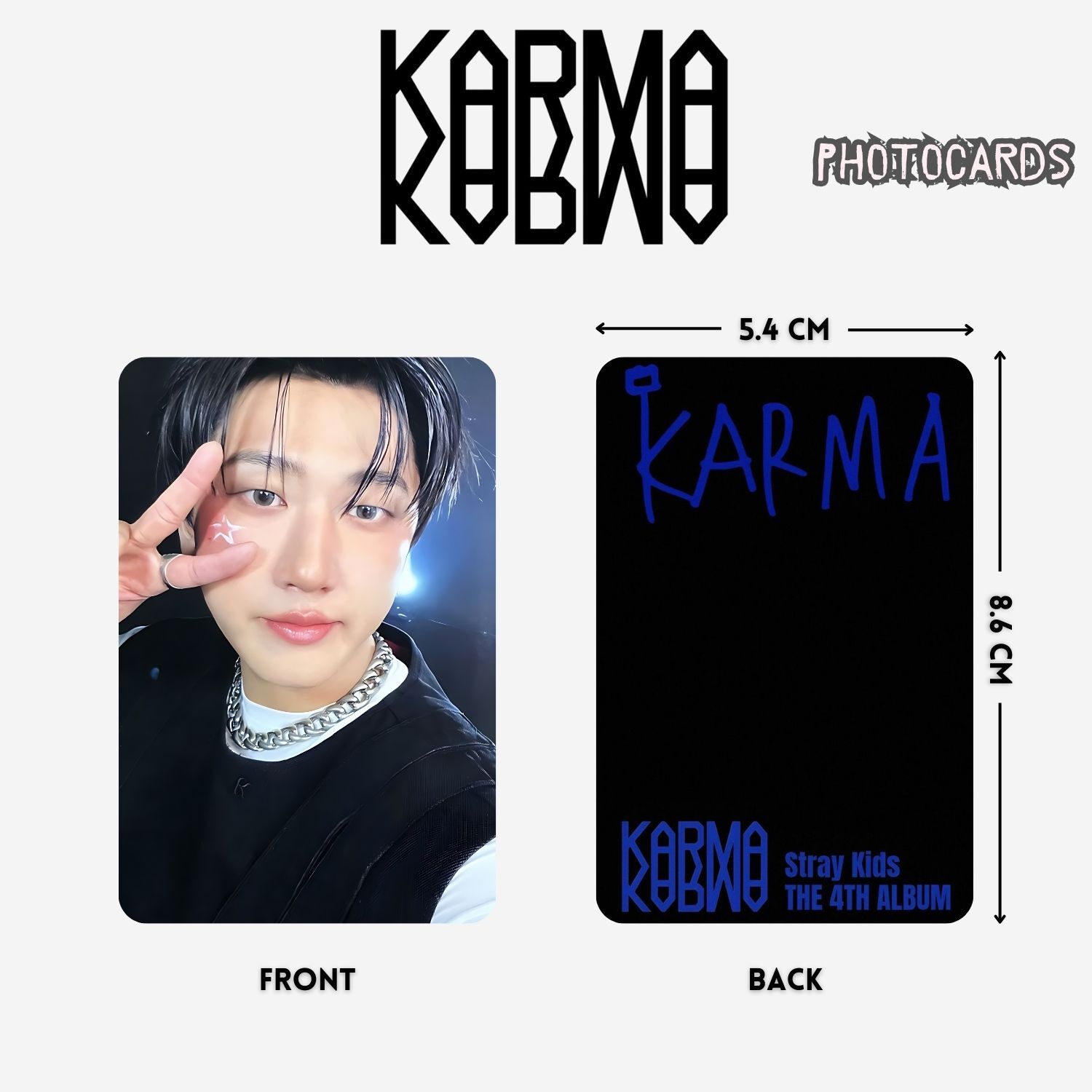 STRAY KIDS Changbin '' Karma '' Photocards Set