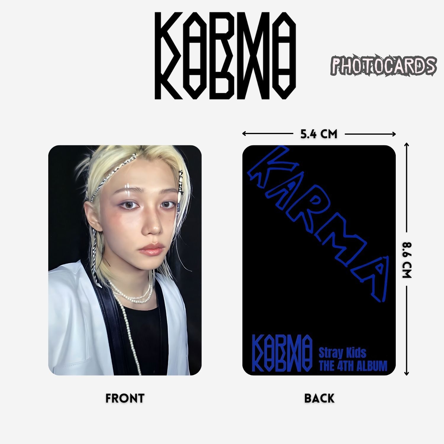 STRAY KIDS Felix '' Karma '' Photocards Set