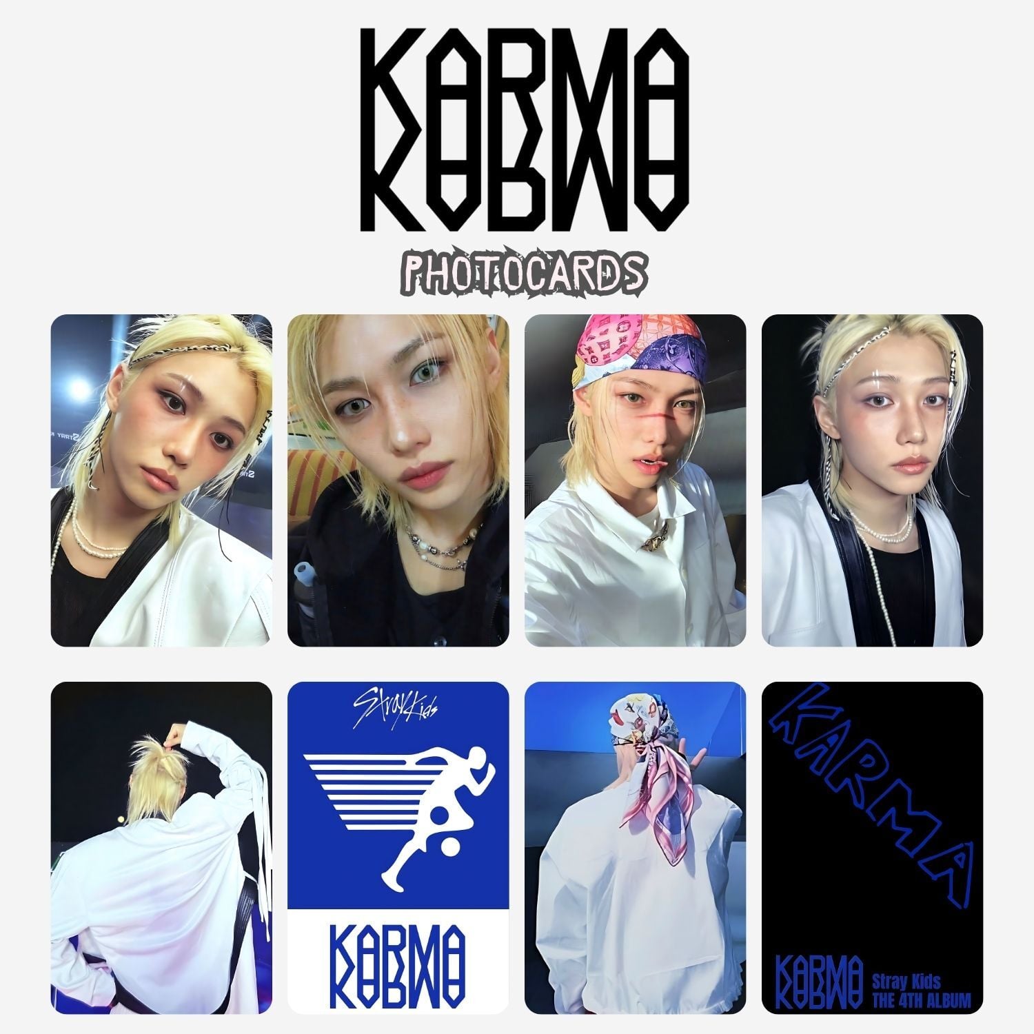 STRAY KIDS Felix '' Karma '' Photocards Set