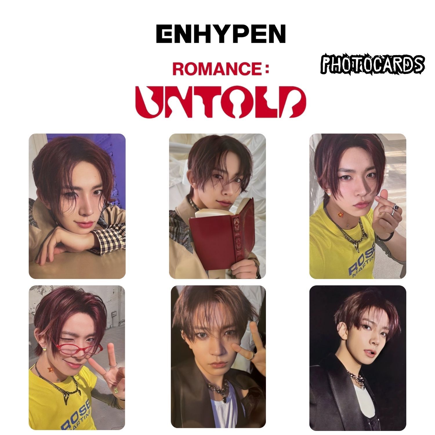 ENHYPEN Heeseung '' ROMANCE : Untold '' Photocards Set