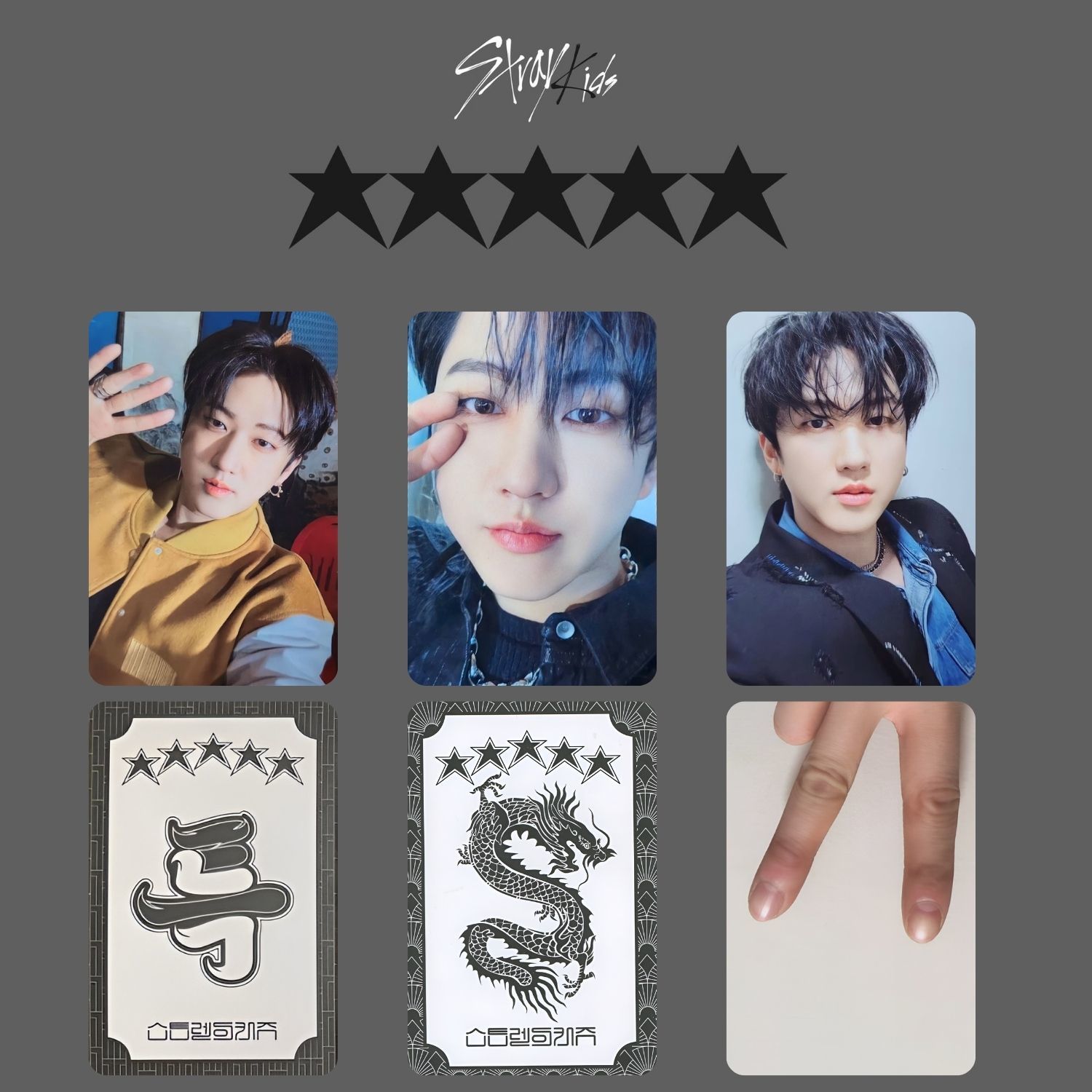 STRAY KIDS Changbin '' 5 Star '' PC Set