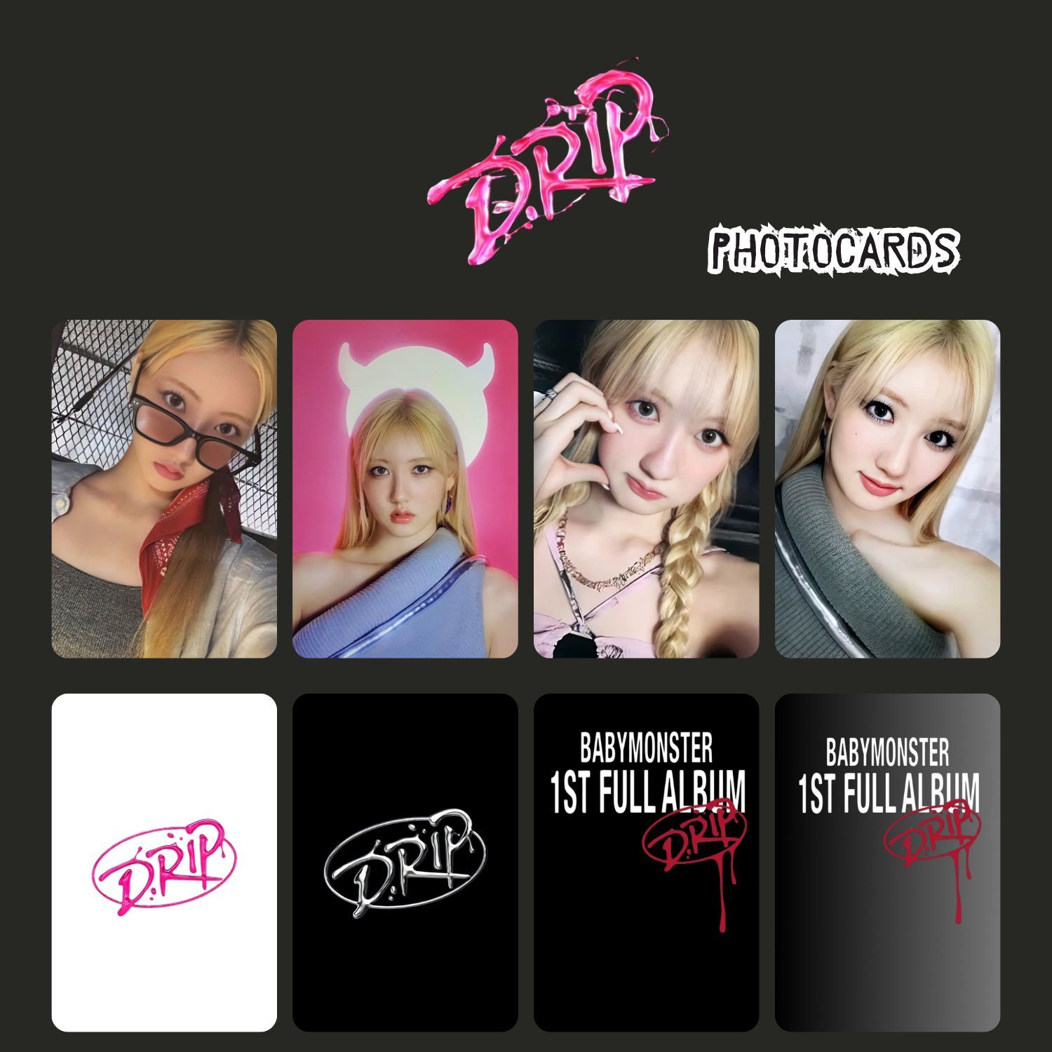 BABYMONSTER Rami '' Drip '' Photocards Set