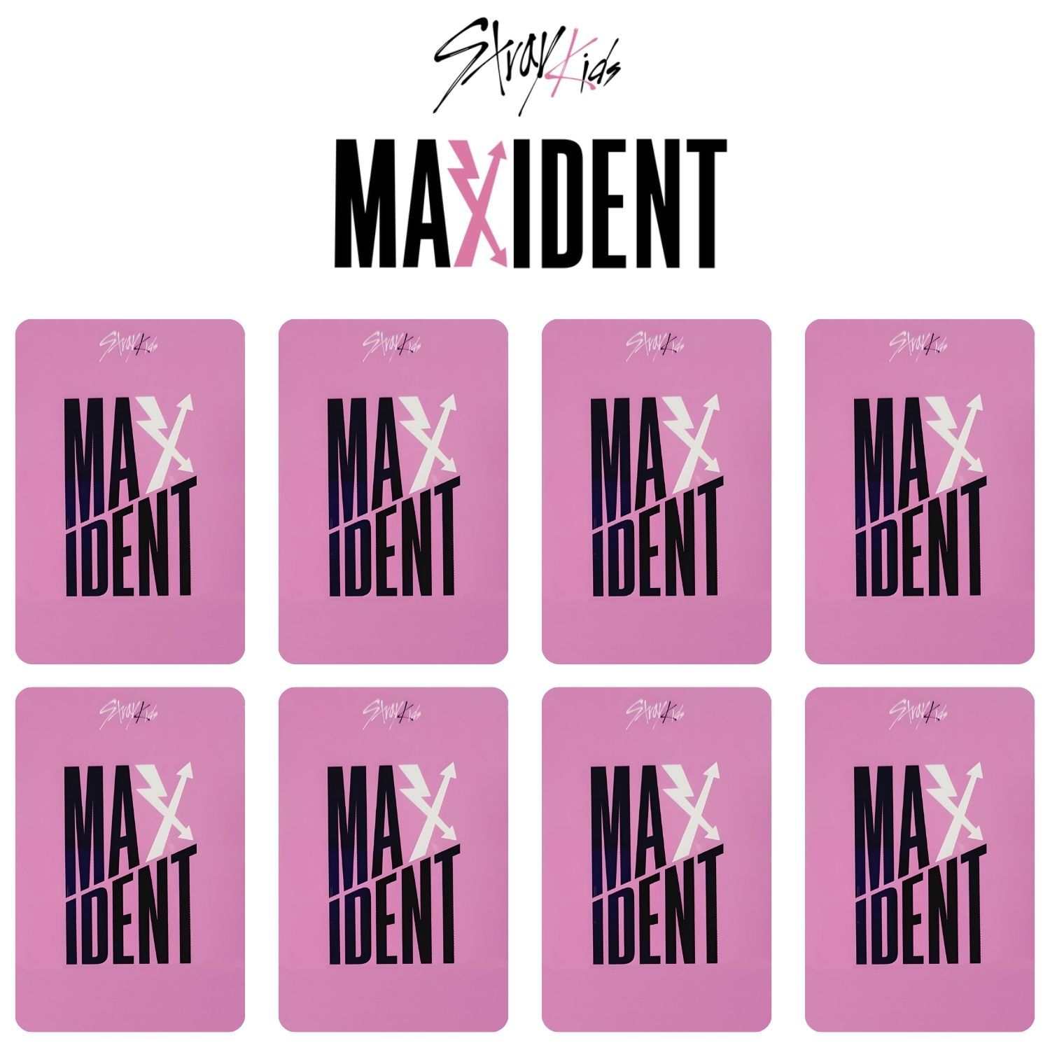 STRAY KIDS '' Maxident '' POB 2 PC Set